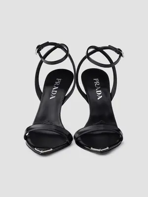 Prada Brushed Leather Sandals