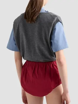 Prada Cashmere V-neck Vest Sweater