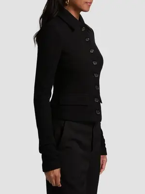 Dolce & Gabbana Tailored Boiled Wool Jacket