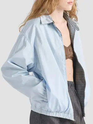 Prada Checked Poplin Jacket