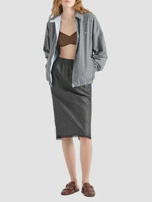 Prada Checked Poplin Jacket
