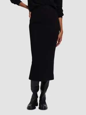 Dolce & Gabbana Wool Pencil Midi-skirt