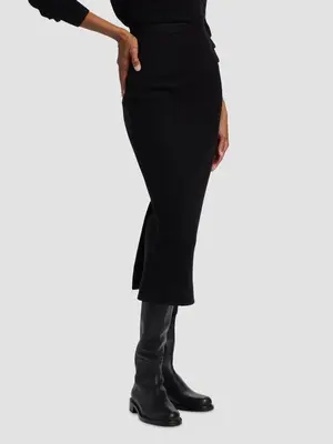 Dolce & Gabbana Wool Pencil Midi-skirt