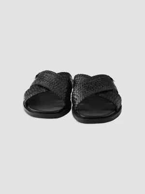 Prada Crisscross Slides