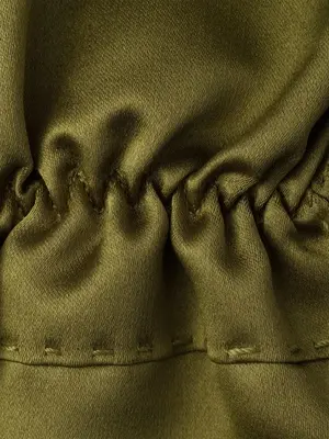 Prada Satin Gloves - Green