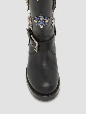 Dolce & Gabbana Embellished Knee-high Boots