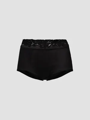 Dolce & Gabbana Brief Silk-blend Slip Panty - Black