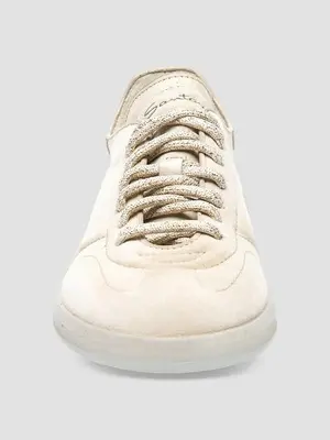 Santoni Oly Suede Low-top Sneakers