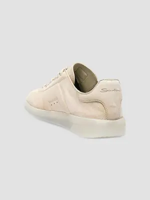 Santoni Oly Suede Low-top Sneakers