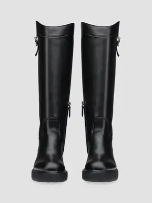 Santoni 35mm Knee-high Leather Boots