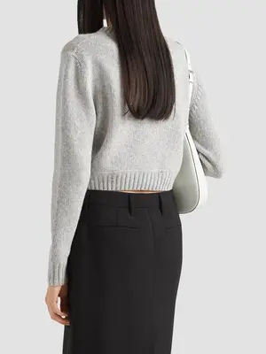 Prada Wool And Cashmere Crewneck Sweater