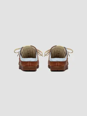 AUTRY The Windspin Raw-edge Leather Sneaker Mules