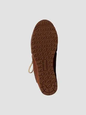AUTRY The Windspin Raw-edge Leather Sneaker Mules