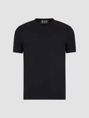 Giorgio Armani Crewneck Stretch T-shirt - Nero