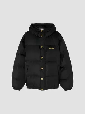 Versace Logo Down Puffer Jacket