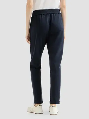 Brunello Cucinelli Stretch Cotton Lightweight French Terry Track Trousers