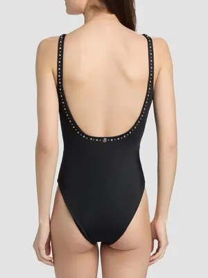 Versace Studded One-piece Swimsuit