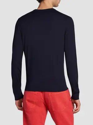 Versace Wool Crewneck Sweater