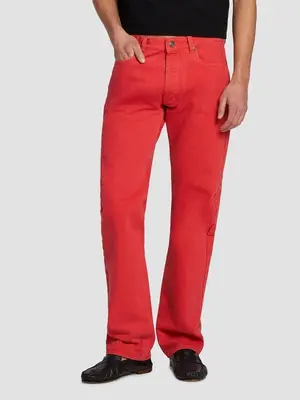 Versace Non-stretch Straight-leg Jeans