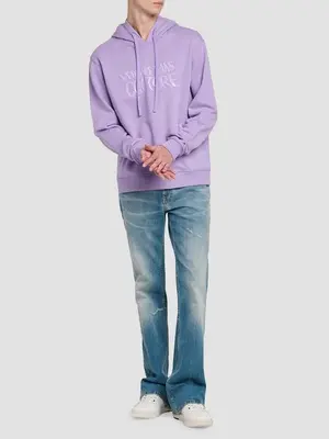 Versace Logo Hooded Sweatshirt