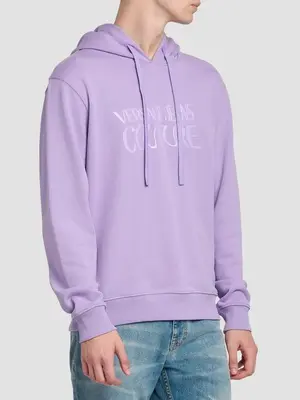 Versace Logo Hooded Sweatshirt