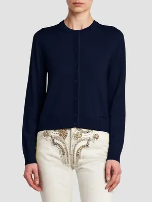 Versace La Vacanza Classic Wool Cardigan