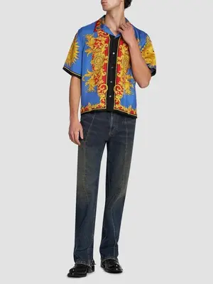 Versace Non-stretch Vintage Shibuya Straight-leg Jeans