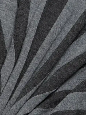 Versace Rays Intarsia-knit Polo Shirt