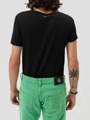 Versace Short-sleeve Cotton Jersey T-shirt - Black