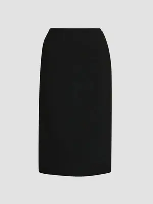 Dolce & Gabbana Virgin Wool Pencil Midi-skirt - Nero