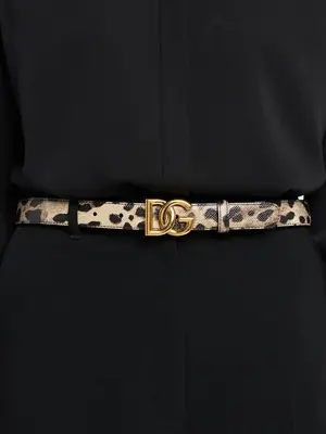 Dolce & Gabbana Canazei Stampato -print Belt