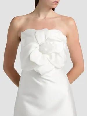 SACHIN BABI Anora Floral-appliqué Strapless Minidress