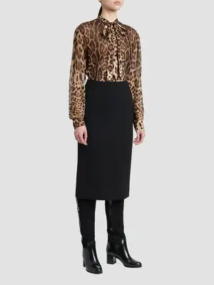 Dolce & Gabbana Equestrian 60mm Suede & Leather Boots