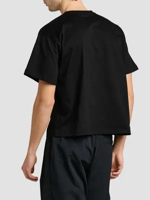 Versace Logo-embroidered Cotton T-shirt