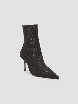 Dolce & Gabbana Lace Stiletto-heel Ankle Boots