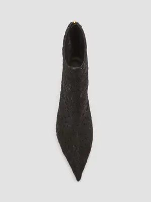 Dolce & Gabbana Lace Stiletto-heel Ankle Boots