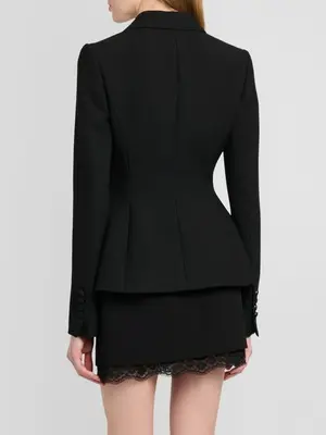 Dolce & Gabbana Double Crepe Wool Blazer