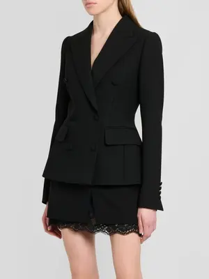 Dolce & Gabbana Double Crepe Wool Blazer