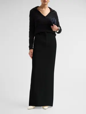 Fabiana Filippi Cady A-line Maxi Skirt