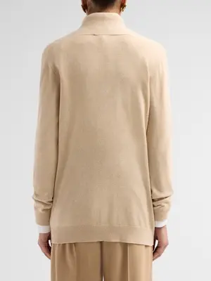 Fabiana Filippi Platinum Virgin Wool-blend Cardigan