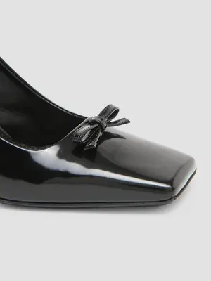 Dolce & Gabbana 105mm Patent Leather Slingback Pumps