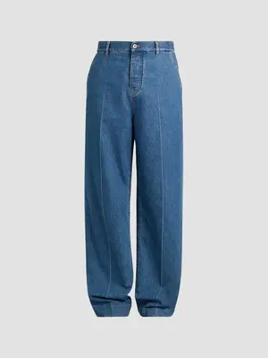 Bottega Veneta Atlantic Blue Straight Jeans - Medium Blue