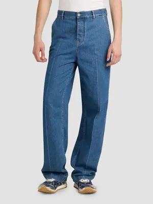 Bottega Veneta Atlantic Blue Straight Jeans