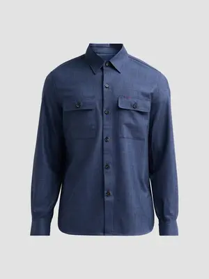 Isaia Summertime Denim Overshirt