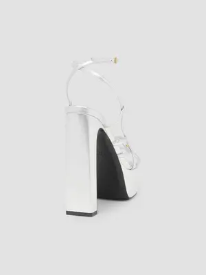 Versace Medusa 140mm Leather Platform Sandals