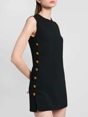 Versace Medusa Button Cady Mini Dress