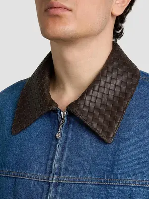 Bottega Veneta Medium Indigo Denim Padded Jacket