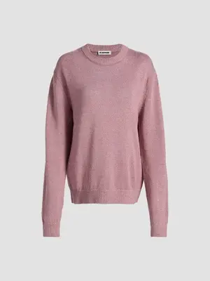 JIL SANDER Hemp-silk Crewneck Sweater
