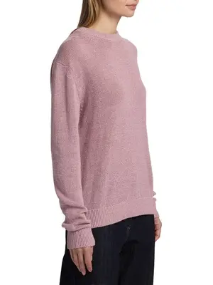 JIL SANDER Hemp-silk Crewneck Sweater