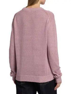 JIL SANDER Hemp-silk Crewneck Sweater